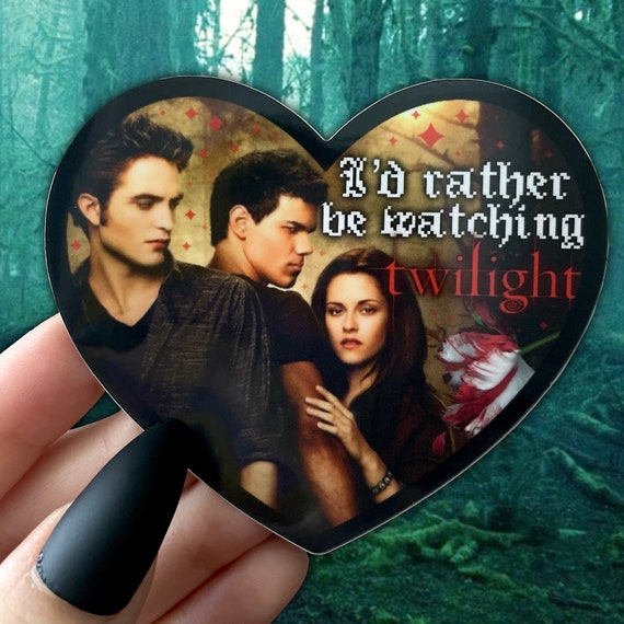 Twilight Vinyl Decal Heart Twilight Saga Sticker for | Etsy