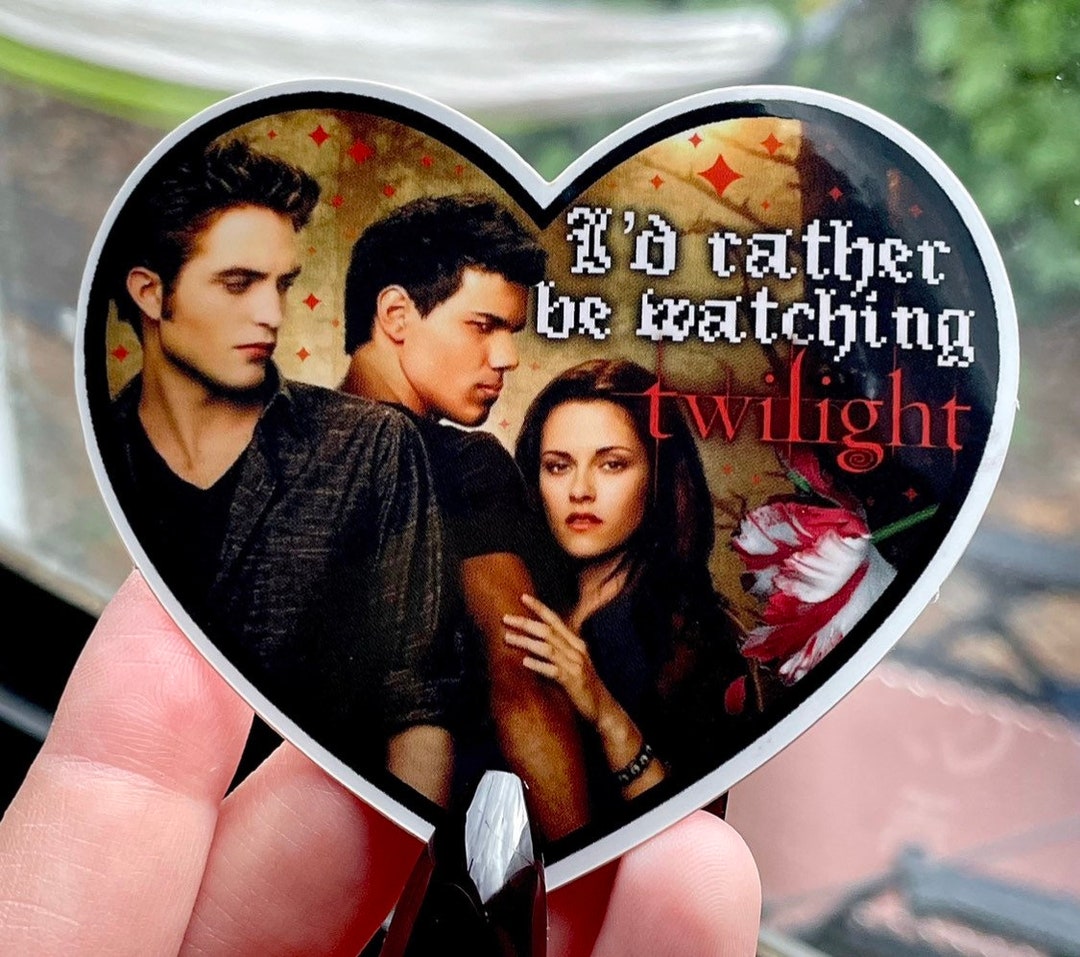 Twilight Vinyl Decal Heart Twilight Saga Sticker for Hydroflask Laptop ...