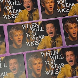 When Will You Wear Wigs Elijah Wood Sticker Lord of the Rings Decal ...