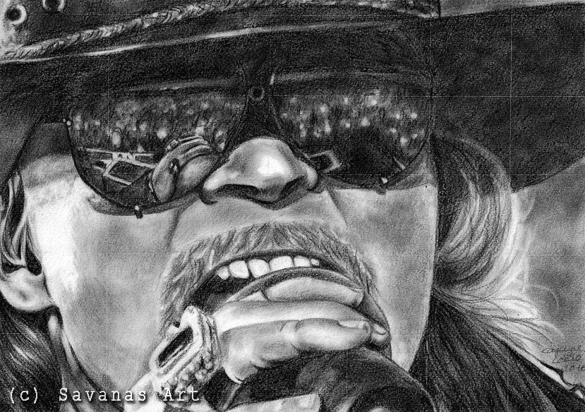Axl Rose Original Drawing | Etsy