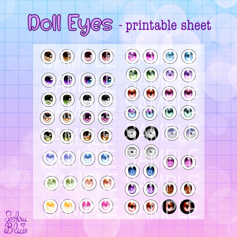 Printable Eyes - Etsy