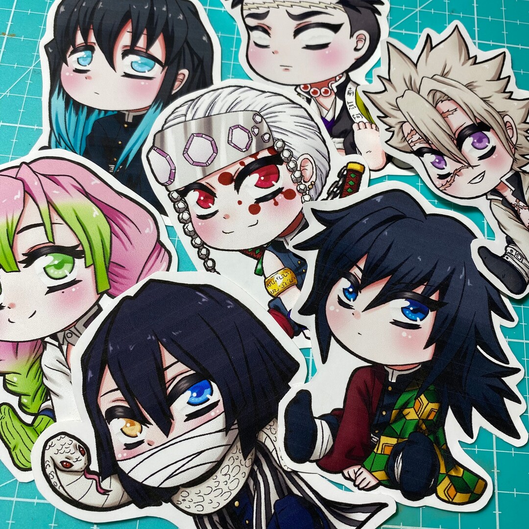 Anime Chibi Stickers Pilliers - Etsy