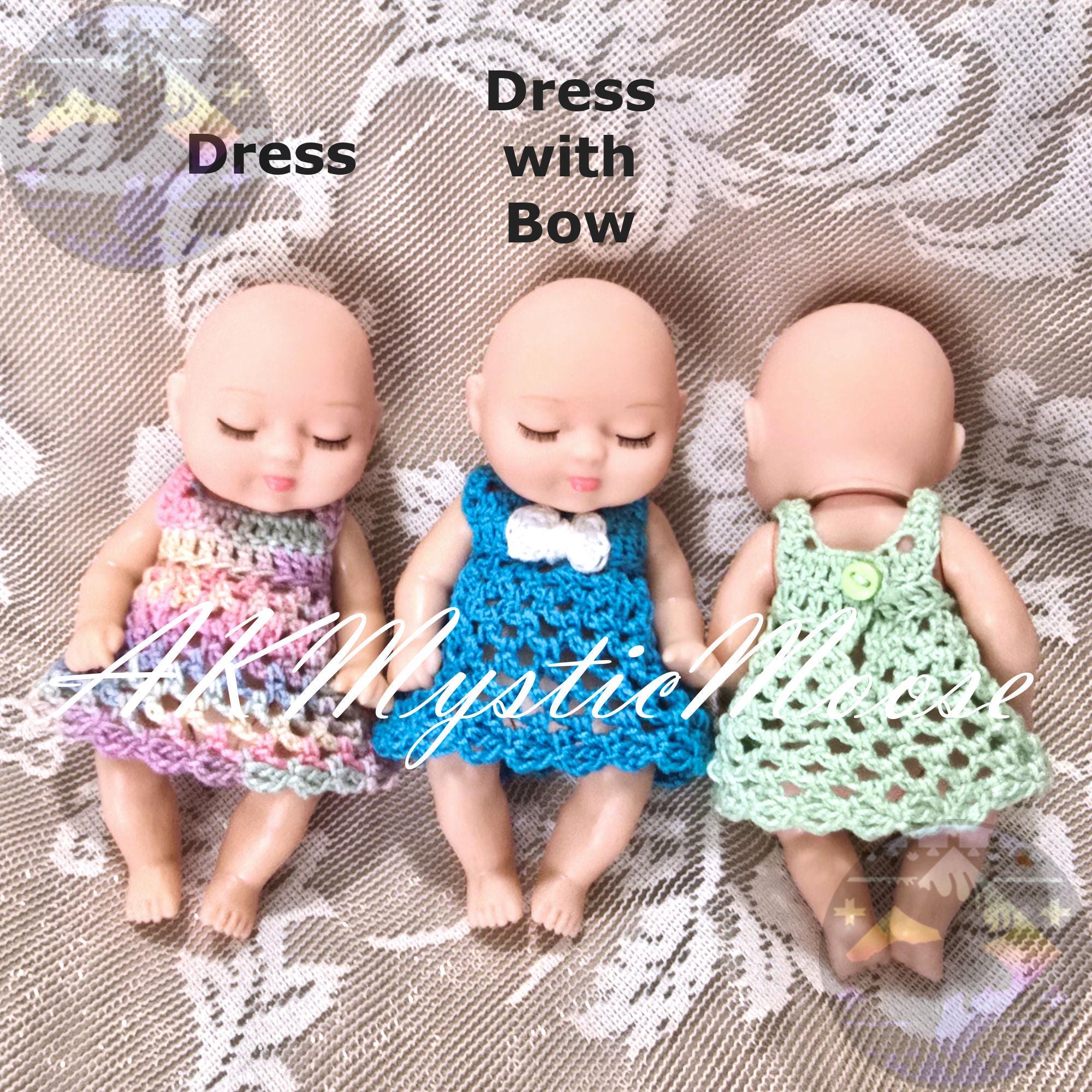 65 Colors! 10 Styles for 4" Sleeping Mini Baby and Similar Dolls - Mix ...