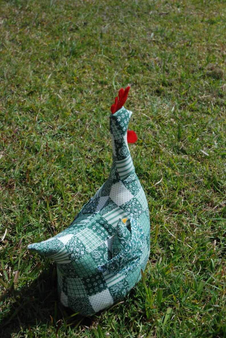 Skinny Hen Door Stop or Chook Toy - Etsy
