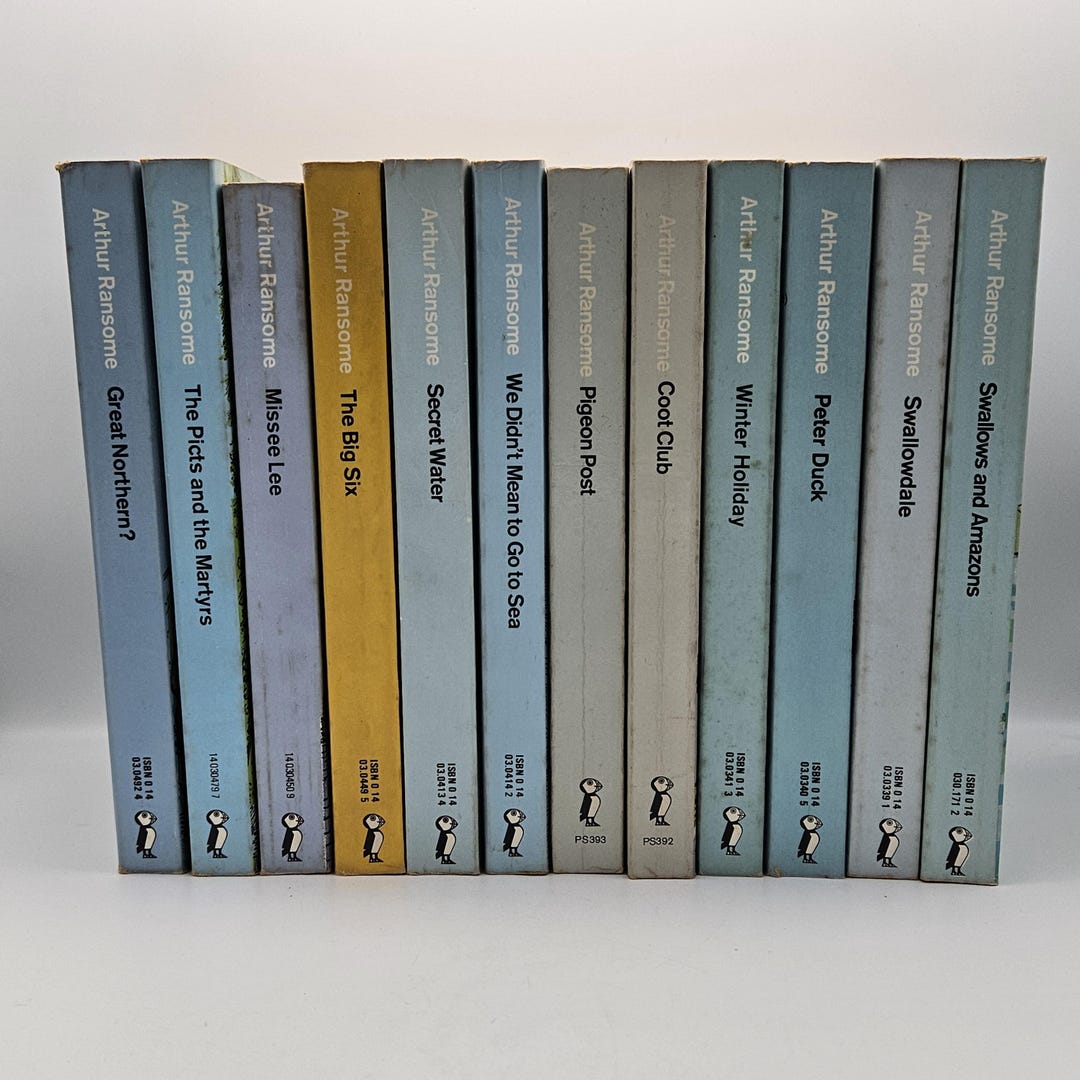 Arthur Ransome Books Swallows & Amazons Series Puffin Books C1970s - Etsy