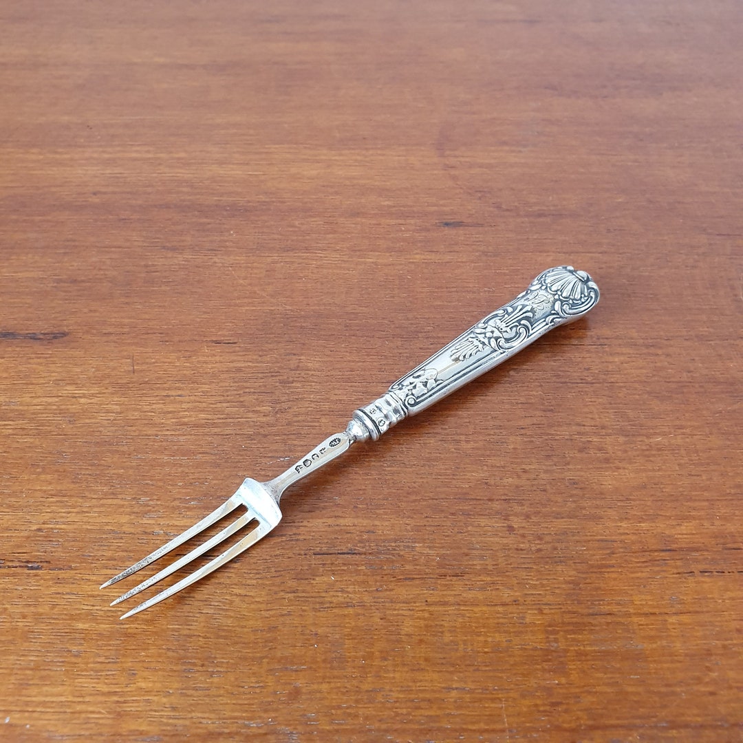 Antique Sterling Silver Pickle Fork Birmingham 1830 - Etsy