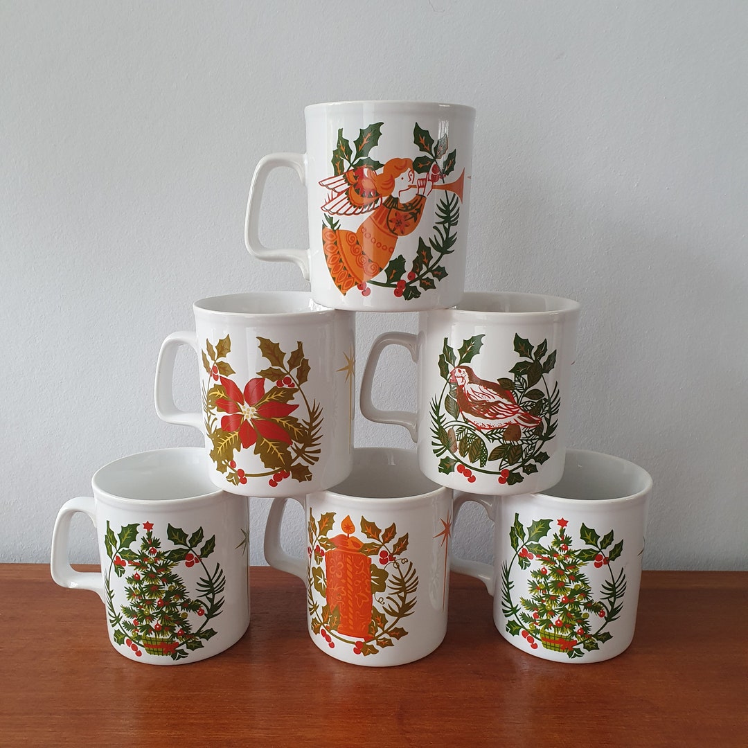 1970s Kiln Craft Christmas Mug - Etsy
