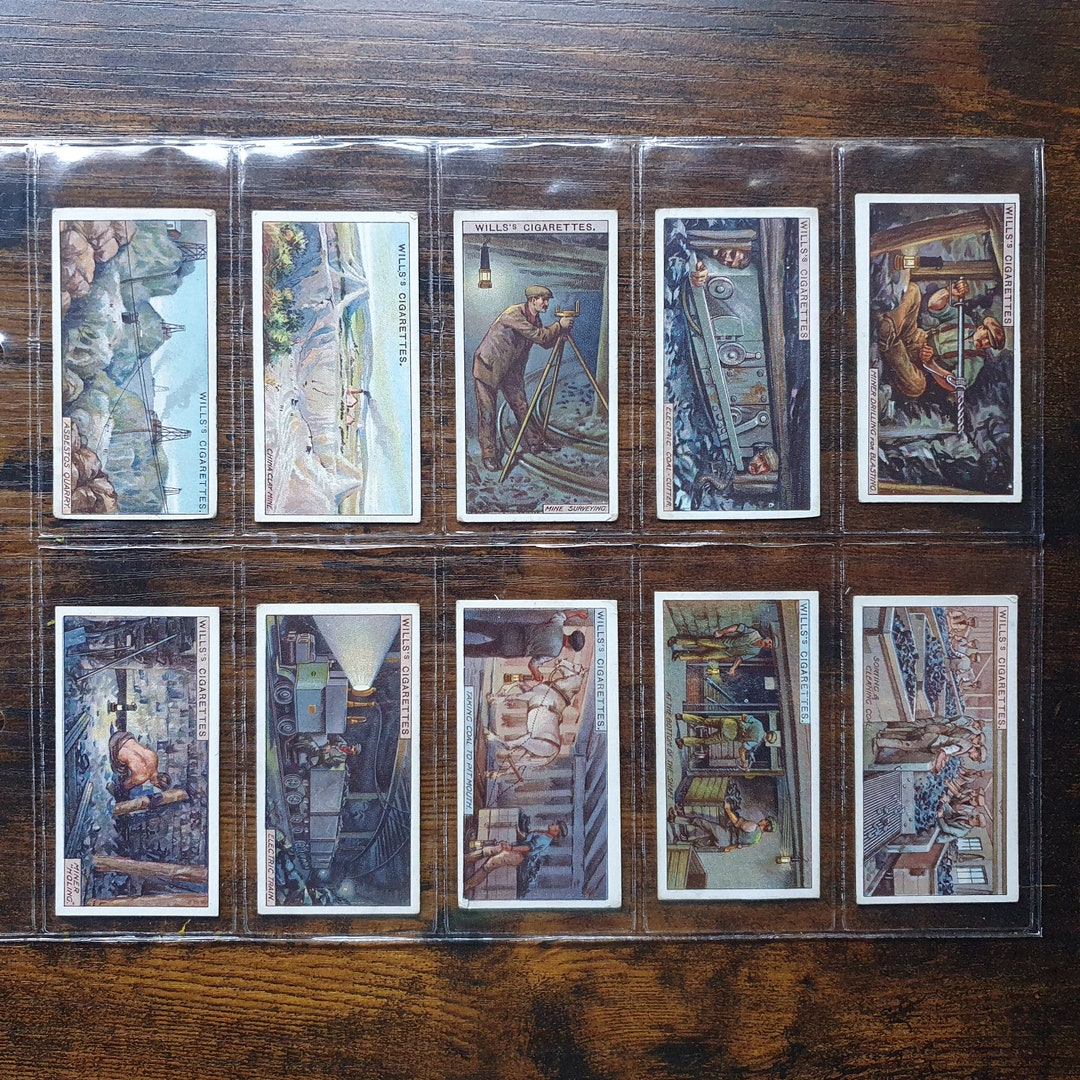 Will's Cigarette Cards Mining Complete Set of 50 1916 - Etsy