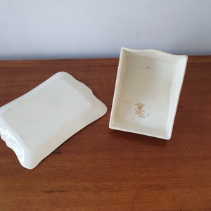 Crown Devon Blush Art Nouveau Cheese Dish - Etsy