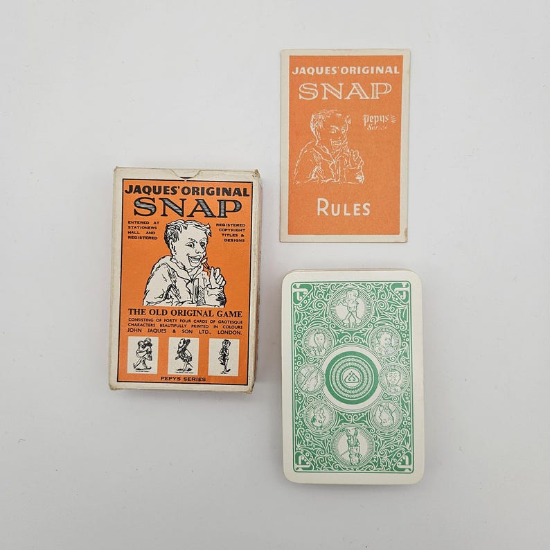 Antique Snap Card Game - Vintage Snap Cards - Choose From Selection - Etsy