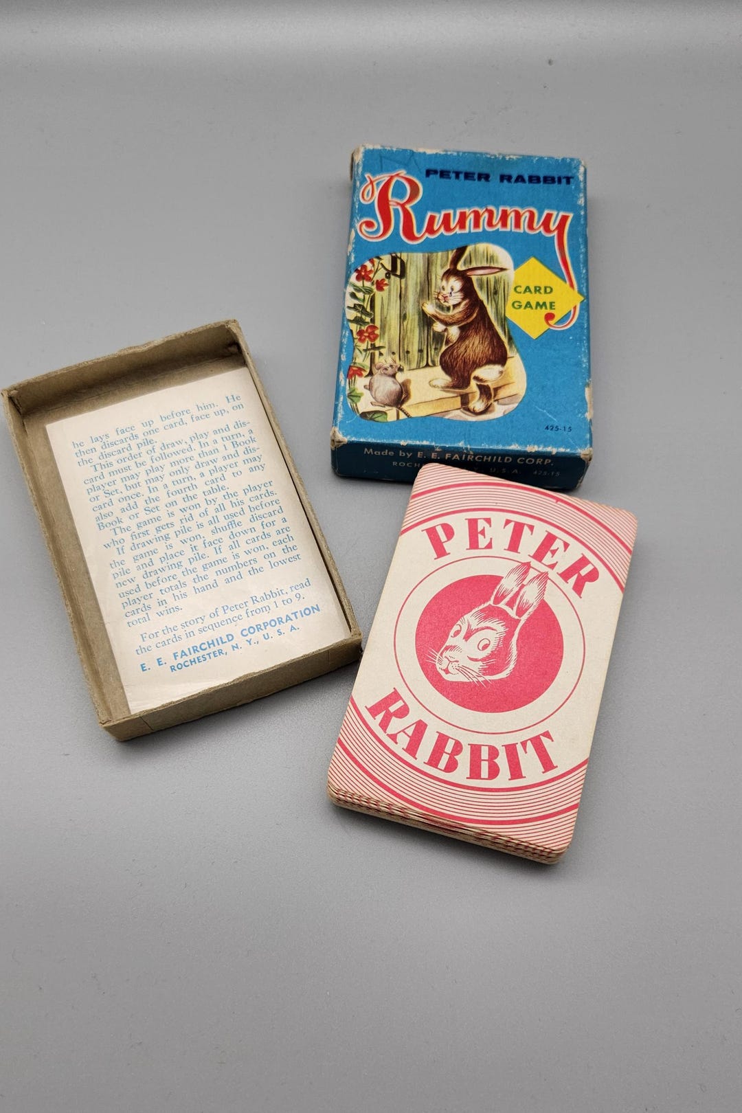 Peter Rabbit Rummy - Card Game E.E. Fairchild Corp - Etsy