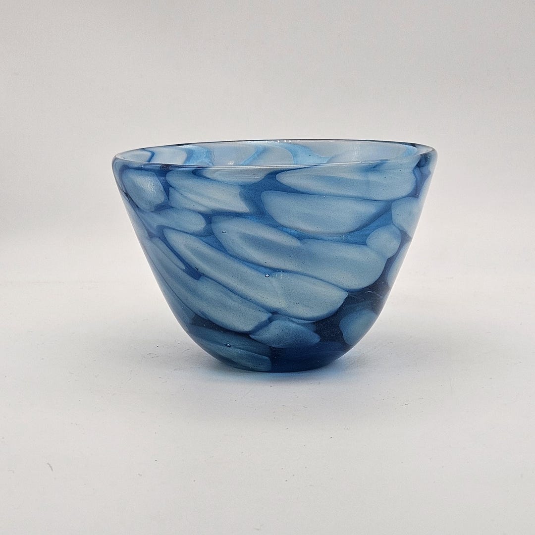 Mtarfa Art Glass Bowl - Signed Maltese Glass C1980s - Etsy