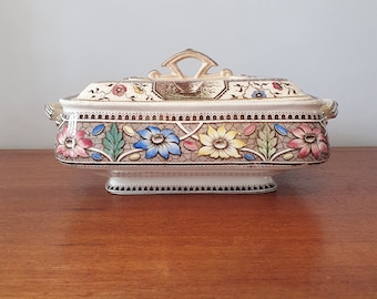 Antique Staffordshire Sampson & Hancock Blue Black Transferware ...