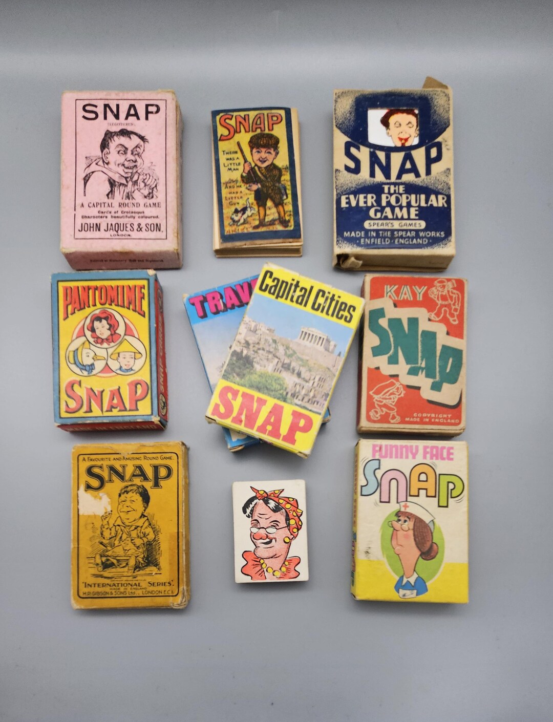 Antique Snap Card Game - Vintage Snap Cards - Etsy