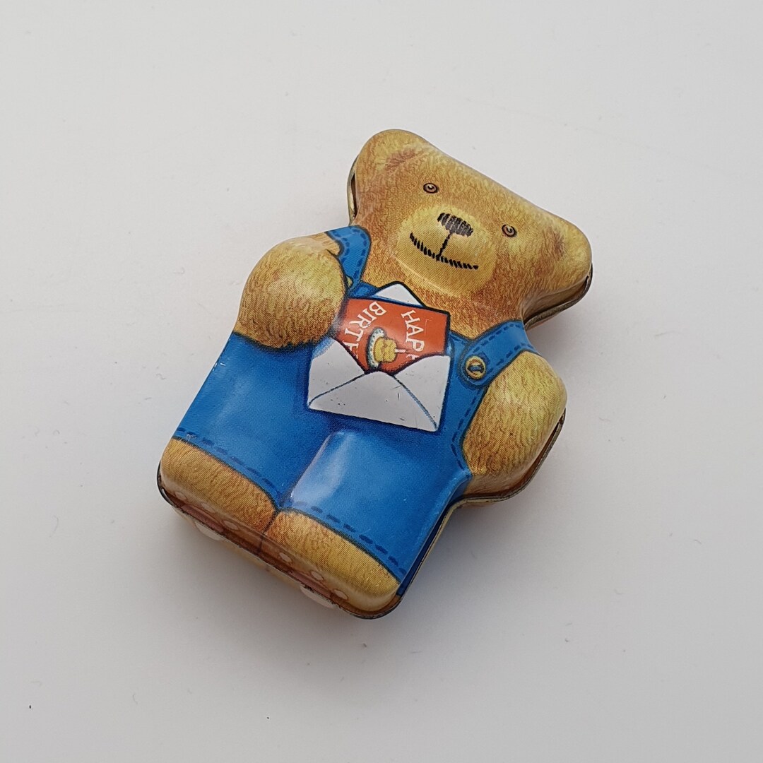 Dana Kubick Birthday Bear Tin - A Hunkydory Design - Etsy