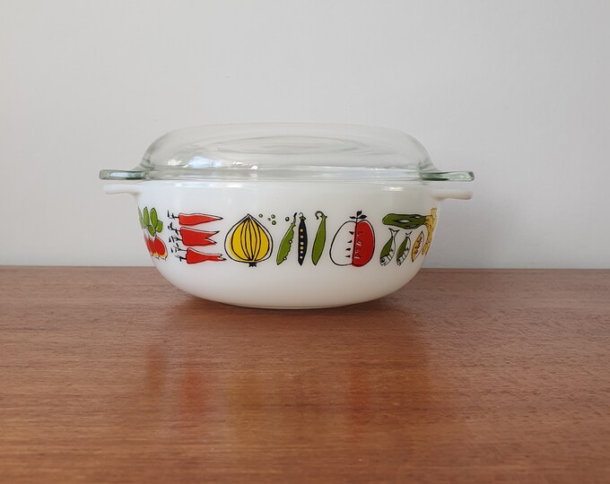 1960s JAJ Pyrex Harvest Caserole Dish With Lid - Etsy