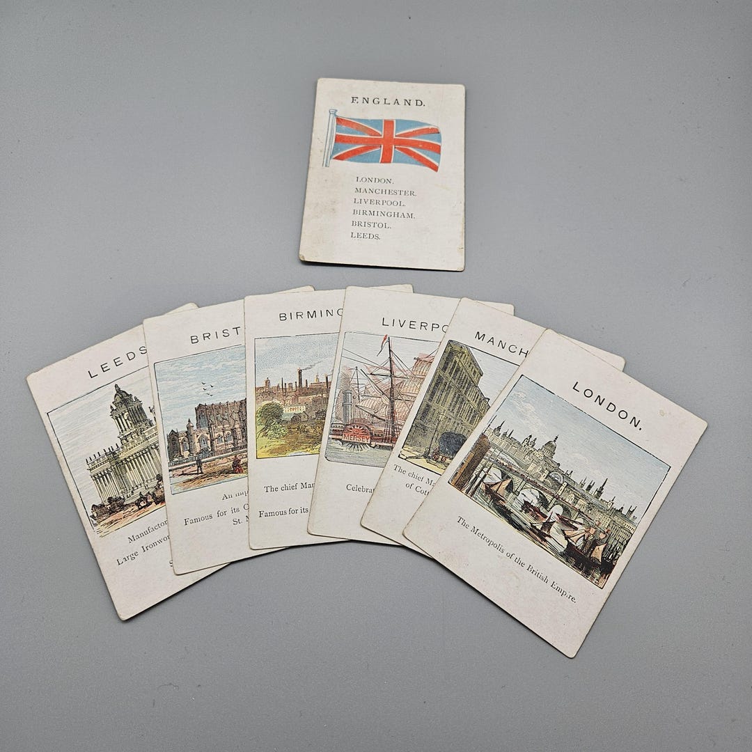 Kingdoms of Europe Card Game - Jaques & Son C1895 - First Series ...