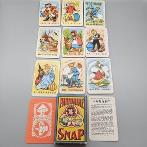 Antique Snap Card Game - Vintage Snap Cards - Etsy