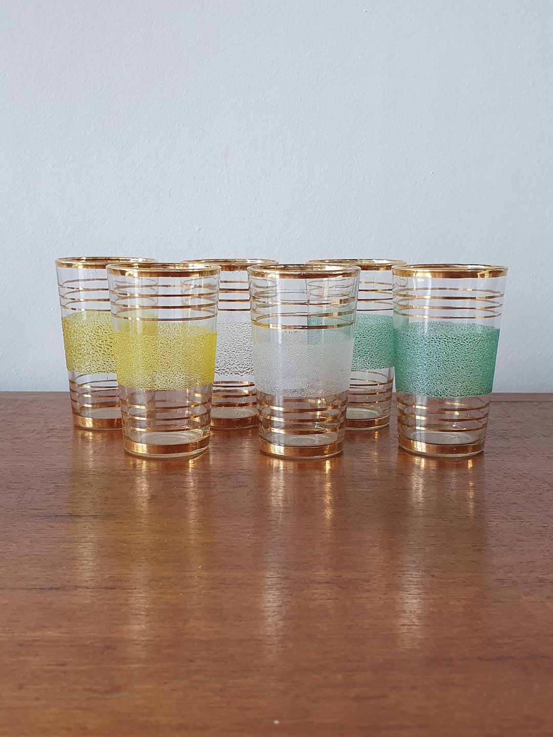 Sugared Vintage Glasses - 1950s BVB France - Etsy