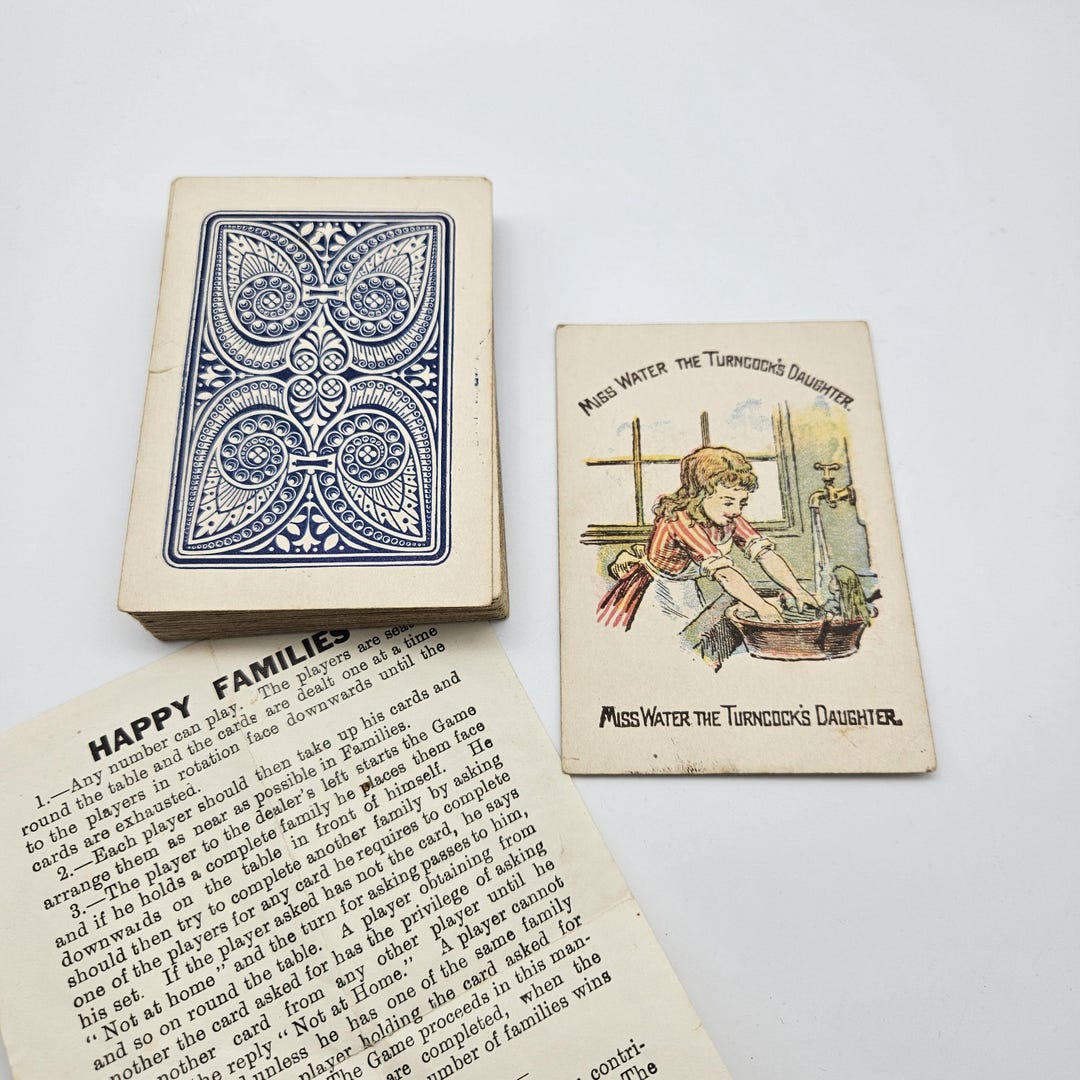 Vintage Happy Families - Glevum Games - Complete C1905 - Etsy
