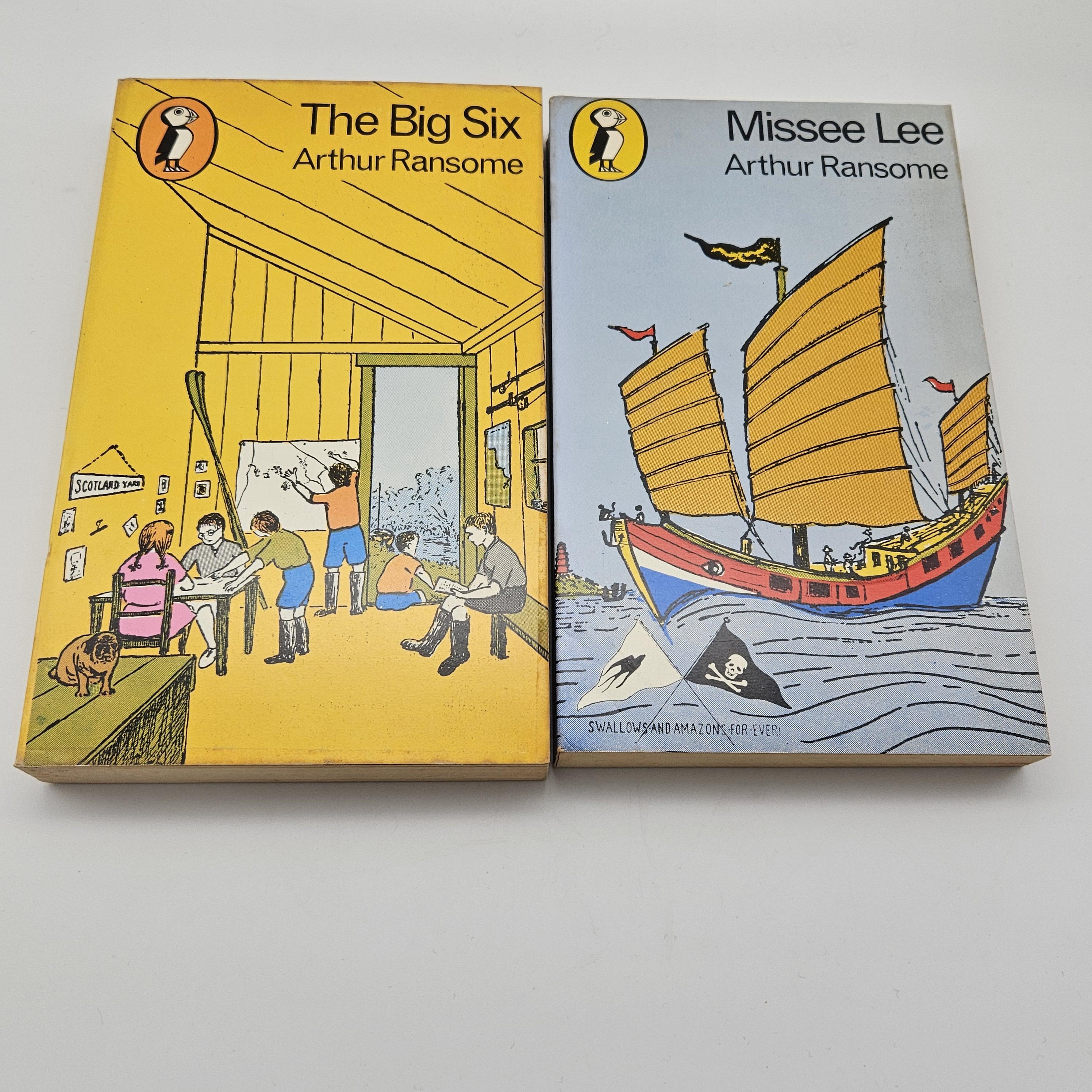 Arthur Ransome Books Swallows & Amazons Series - Puffin Books C1970s - Etsy