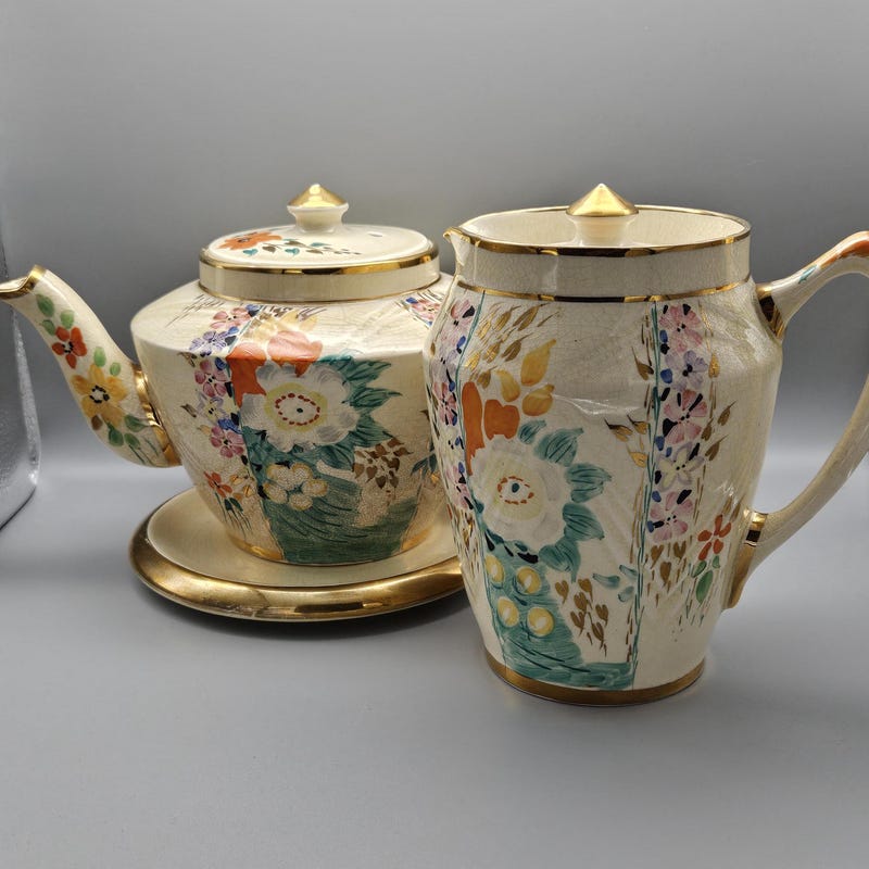 Art Deco Teapot - Etsy