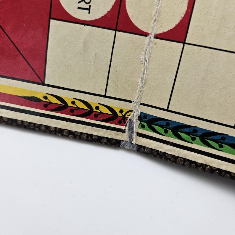 Vintage Ludo Board and Galalith Counters - Etsy