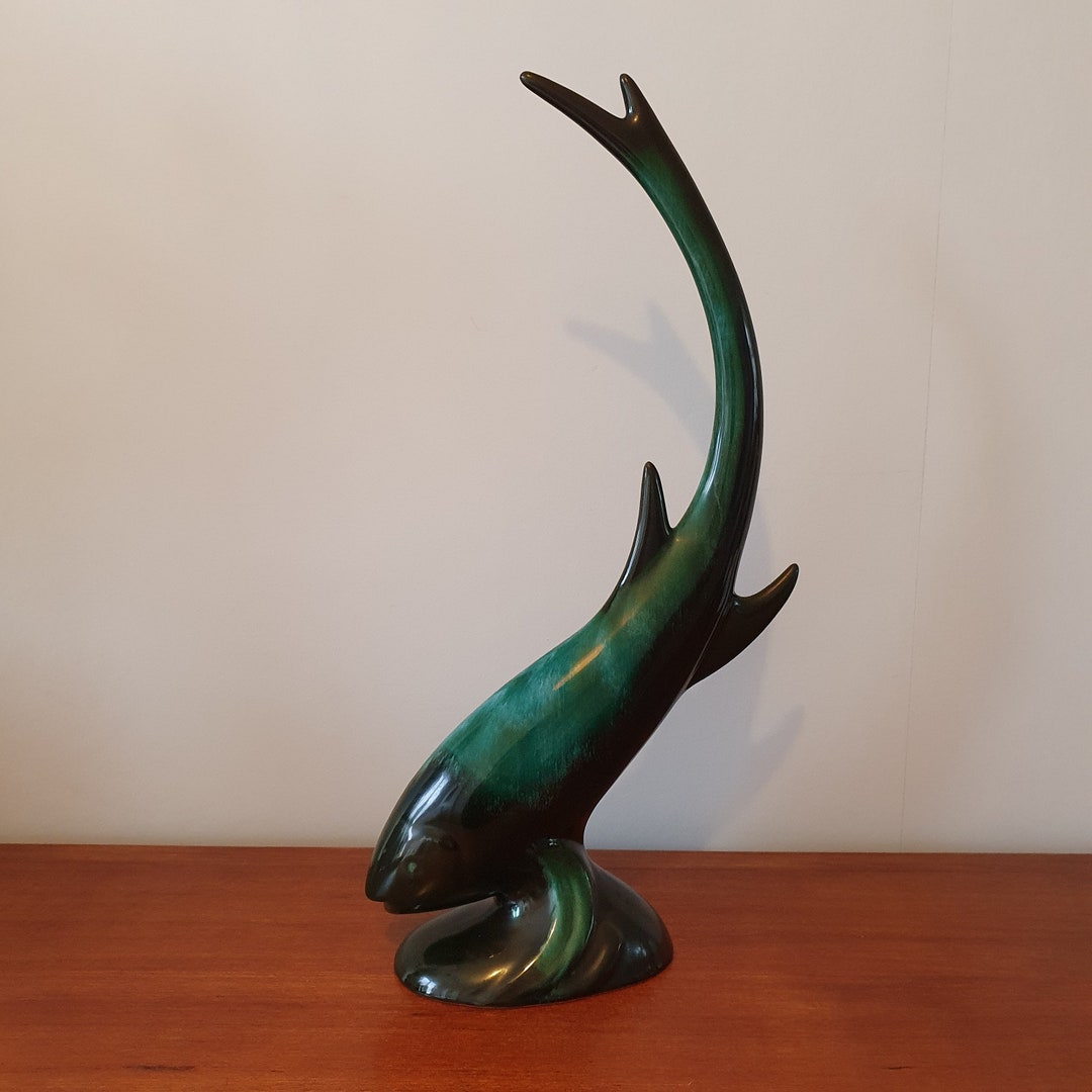 Blue Mountain Pottery Large Fish Ornament 18 - Etsy