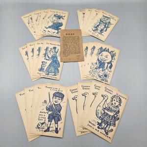 Antique Snap Card Game - Vintage Snap Cards - Etsy