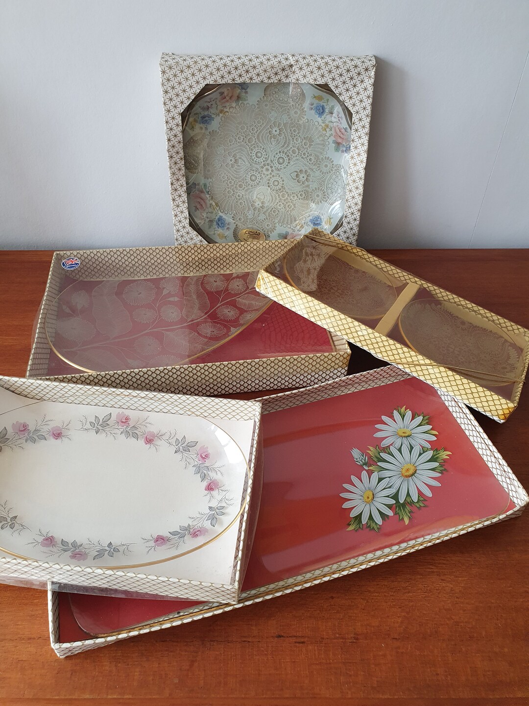 Vintage Chance Glass Plates and Bowls - Etsy