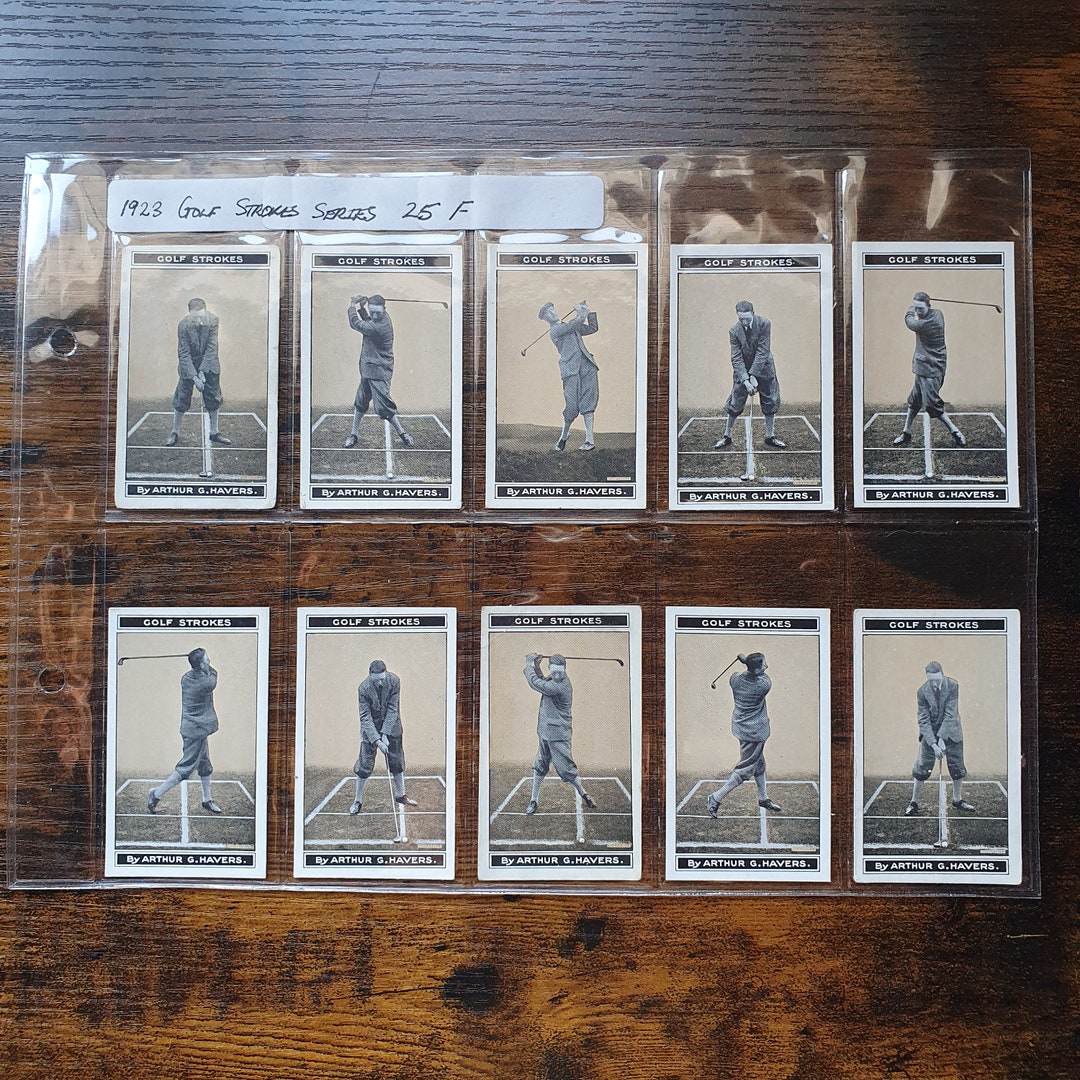 Arthur Havers Golf Strokes - Complete Set of 25 - 1923 - Etsy