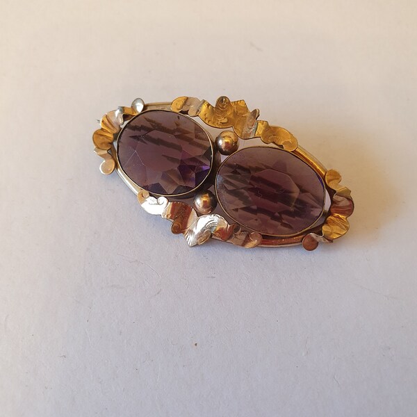 Pinchbeck Brooch - Etsy