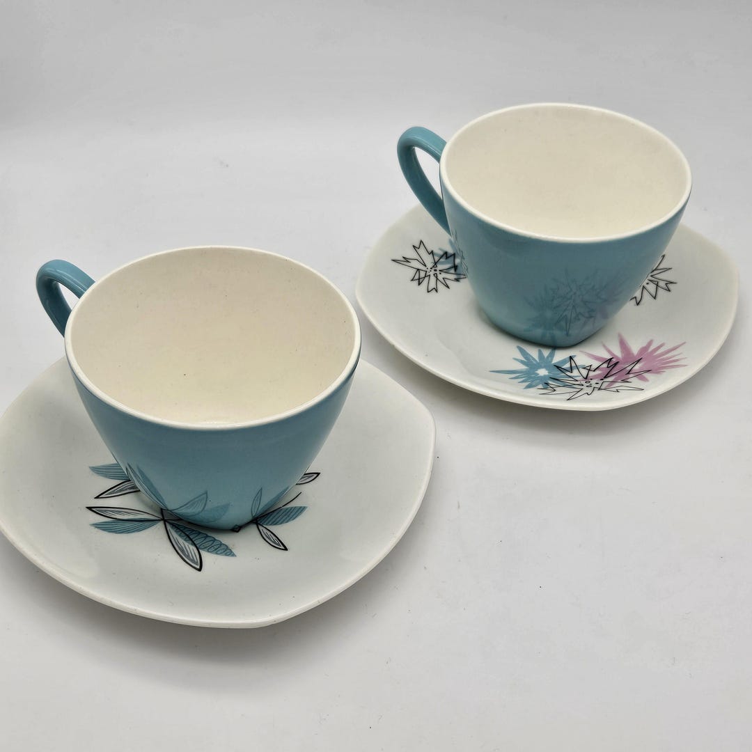 Midwinter Stylecraft Cup & Saucer Quite Contrary, Cassandra - Etsy