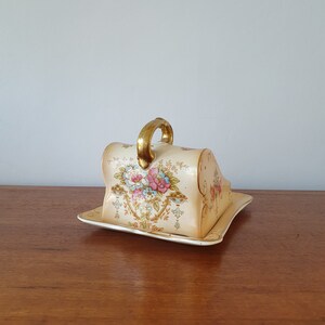 Crown Devon Blush Art Nouveau Cheese Dish - Etsy