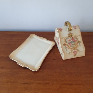 Crown Devon Blush Art Nouveau Cheese Dish - Etsy