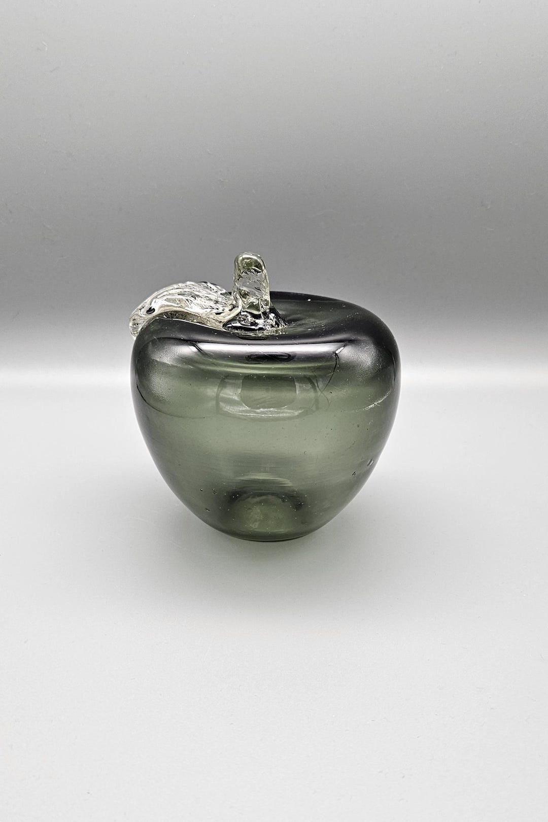 Art Glass Paperweight - Apple - Etsy