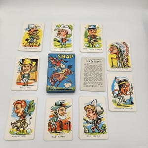 Antique Snap Card Game - Vintage Snap Cards - Choose From Selection - Etsy