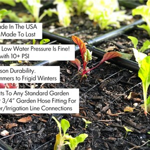 1x8 Garden Grid™ Watering System Garden Irrigation System & Plant ...