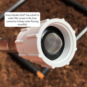 1x7 Garden Grid™ Watering System Garden Irrigation System and Planting ...