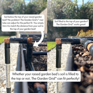 2x7 Garden Grid™ Watering System Pre-assembled Garden Irrigation System ...