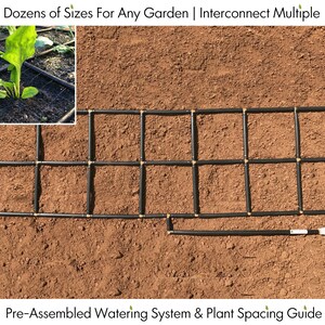2x7 Garden Grid™ Watering System Pre-assembled Garden | Etsy