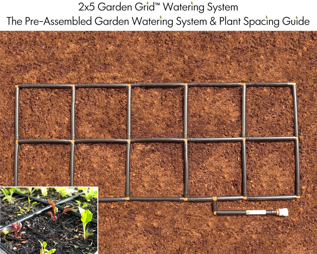 2x5 Garden Grid™ Watering System | Raised Garden Bed Irrigation ...