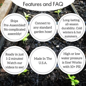 1x8 Garden Grid™ Watering System Garden Irrigation System & - Etsy