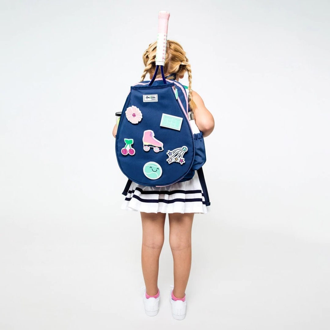 LITTLE PATCHES BACKPACK - Retro Vibes Tennis Backpack by Ame & Lulu ...