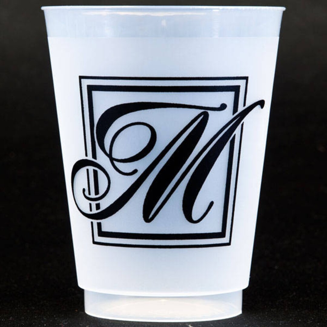 Personalized Majestic Monogrammed Cups - 16 Oz. Shatterproof Reusable ...