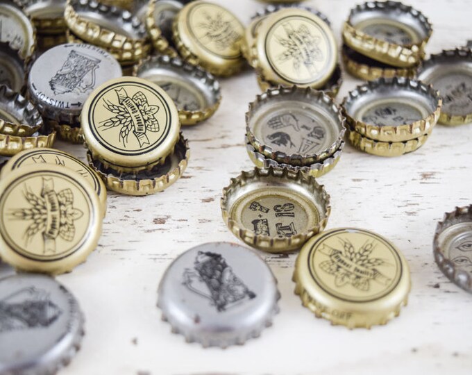 64 Vintage Rebus Puzzle Beer Bottle Caps Falstaff Brewing & Highest ...