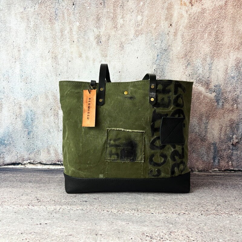 Upcycled Army Bag - Etsy