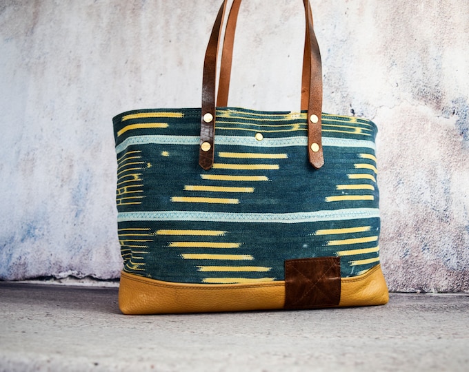 VINTAGE AFRICAN INDIGO Tote Bag Purse Handwoven Indigo Mud - Etsy