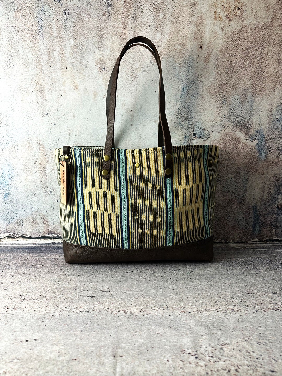 VINTAGE AFRICAN INDIGO Tote Bag Purse Handwoven Indigo Mud Cloth ...