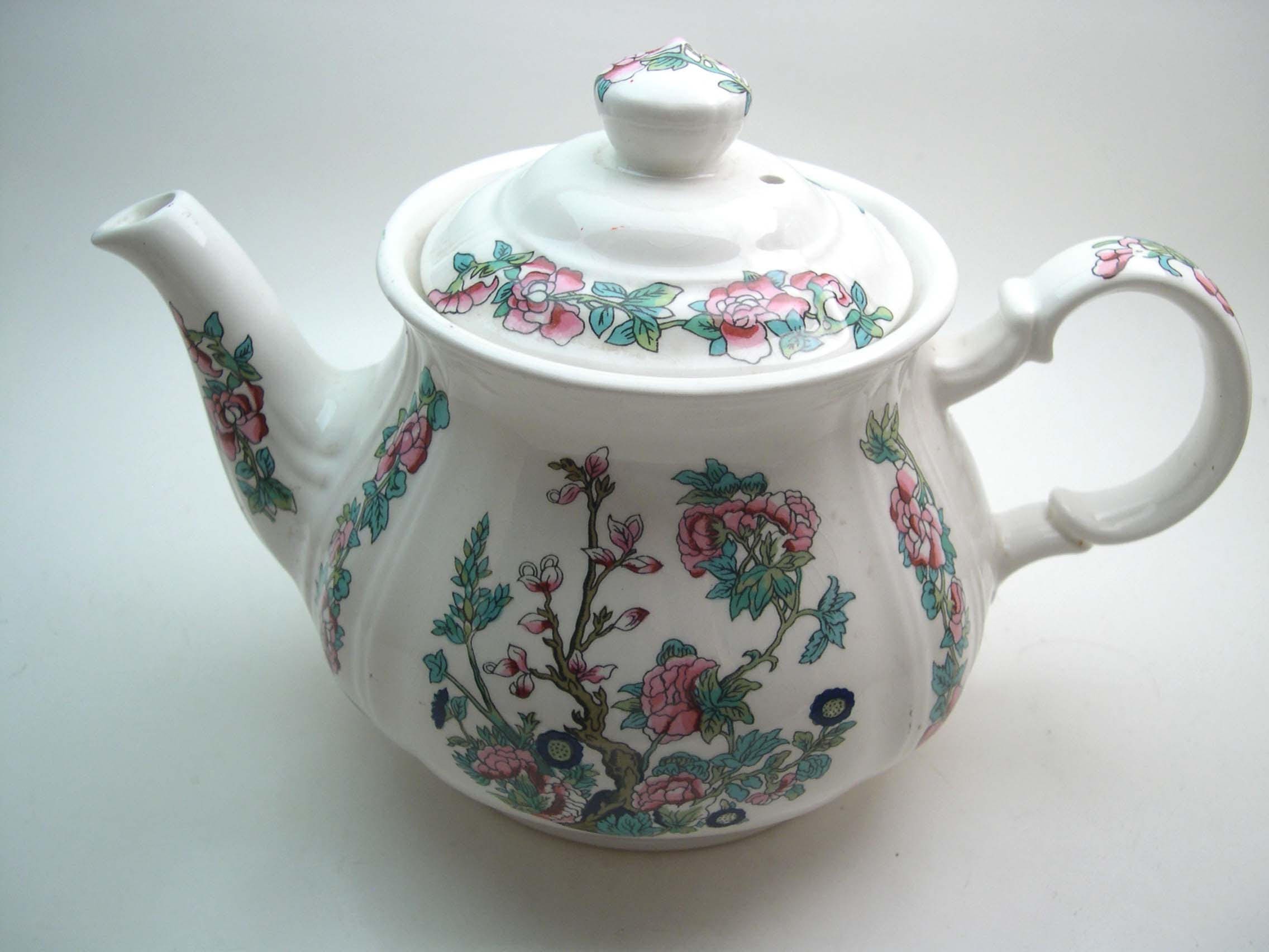 Antique Sadler Indian Tree Teapot, Full Size Teapot. - Etsy